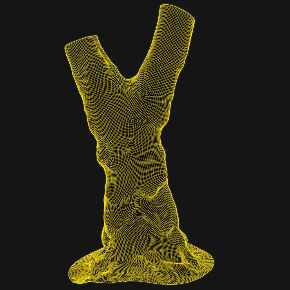 Old Gnarled Birch Tree - 3D Model by Dark_Matter_Art