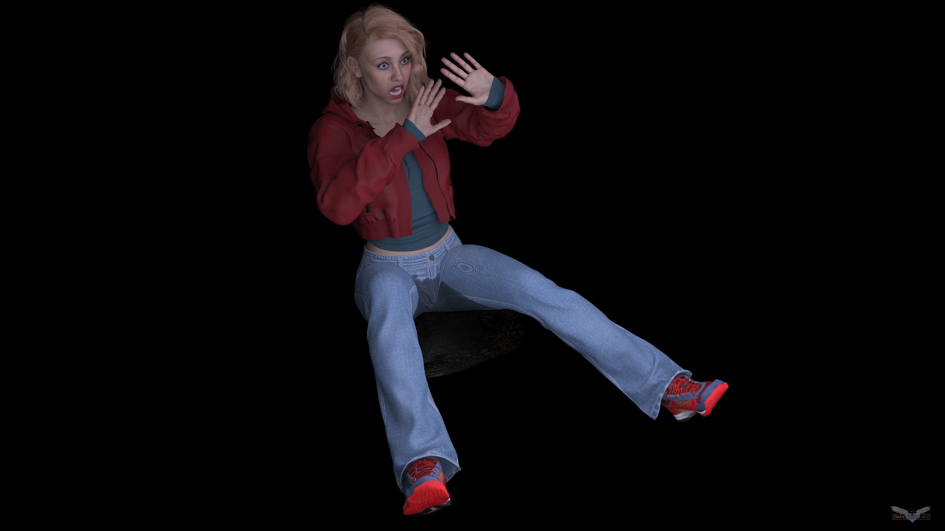 Help - The Nightmare 3D Render, Digital Art by DarkAngelLost