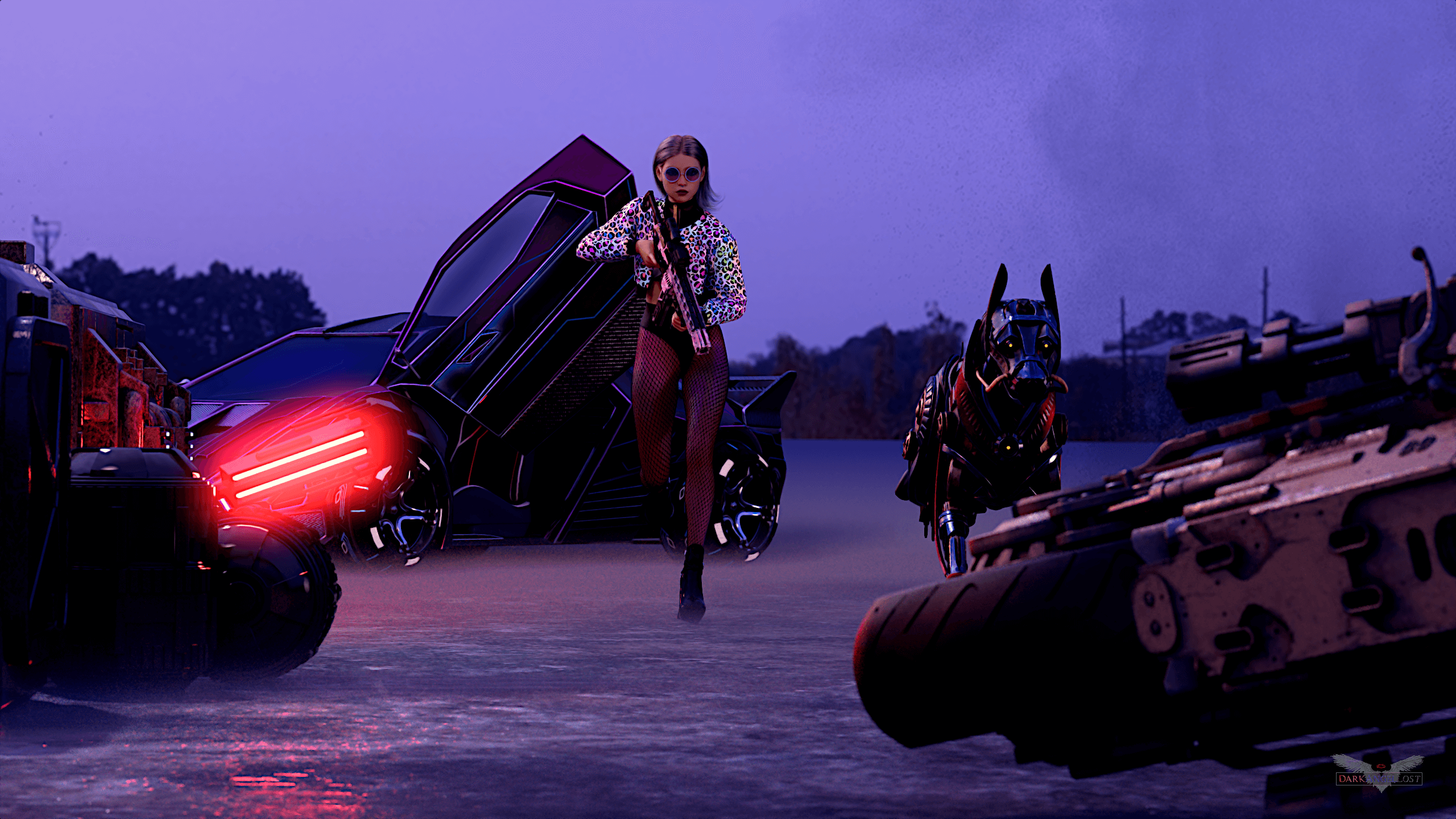 The Hunter 3D Render, Digital Art by DarkAngelLost