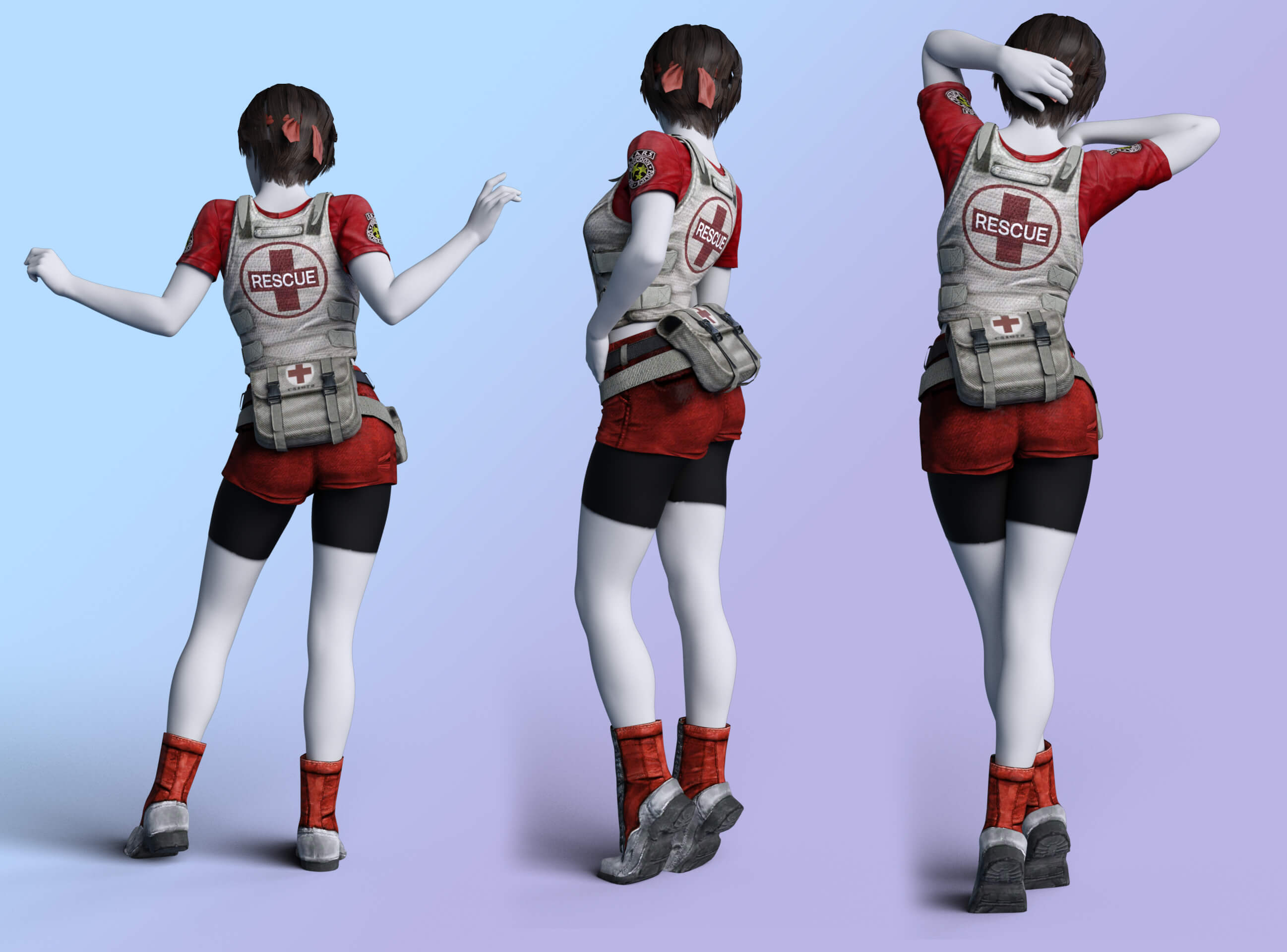 Classic 97" Beca Outfit - G8F Daz Content by Darknessvaltier