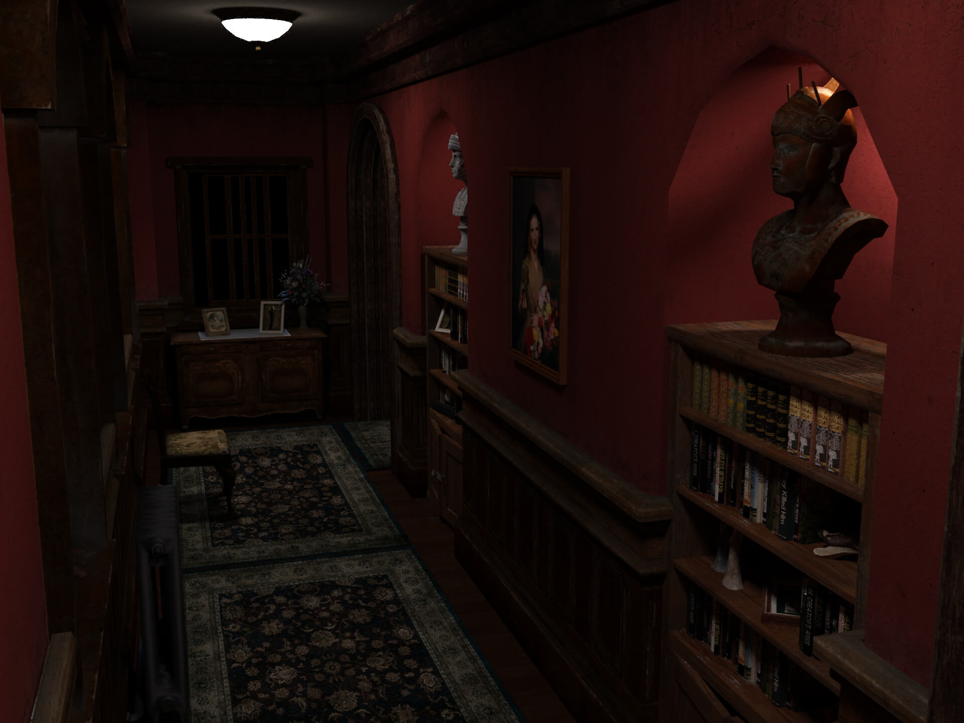 Orphanage Corridor - Daz Content by Darknessvaltier