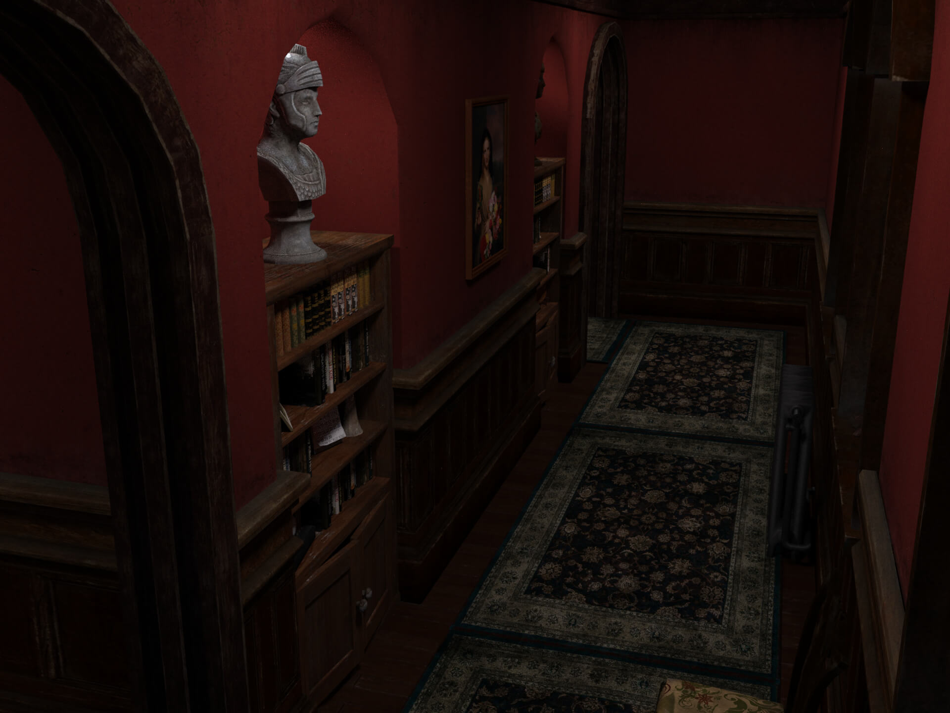 Orphanage Corridor - Daz Content by Darknessvaltier