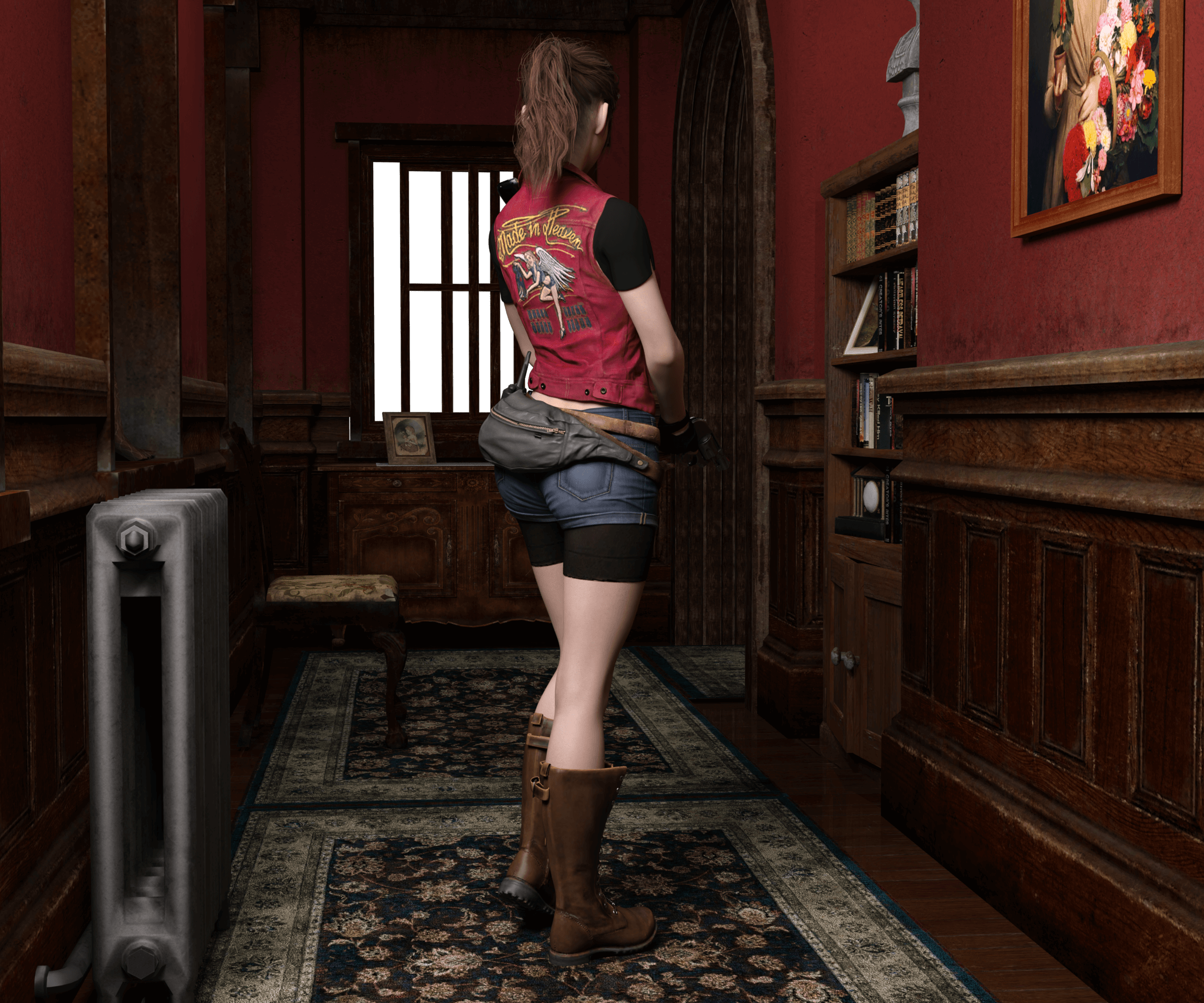 Orphanage Corridor - Daz Content by Darknessvaltier