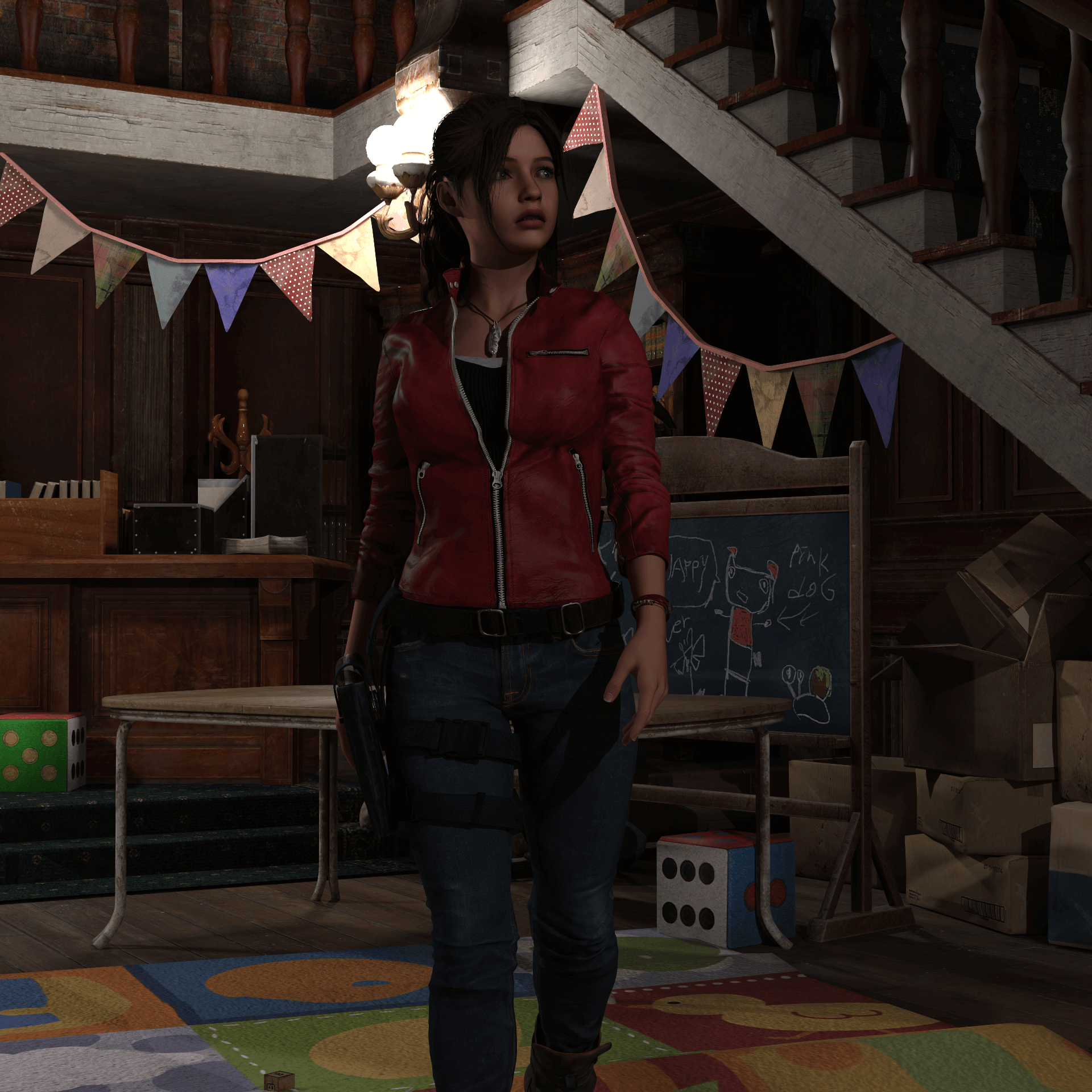 Orphanage Lobby - Daz Content by Darknessvaltier