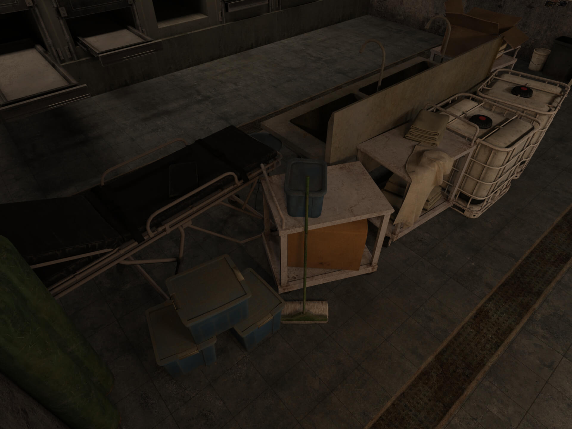 Police Dept Morgue - Daz Content by Darknessvaltier
