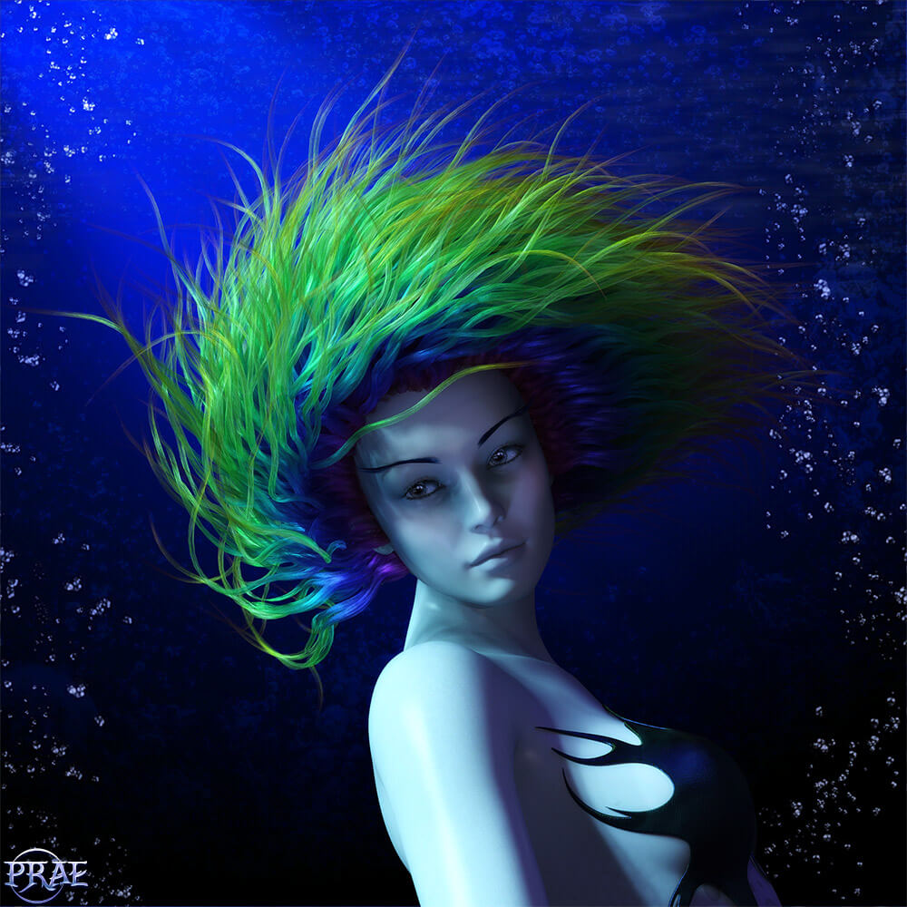 Anemone 3D Render, Digital Art by DarkPathos