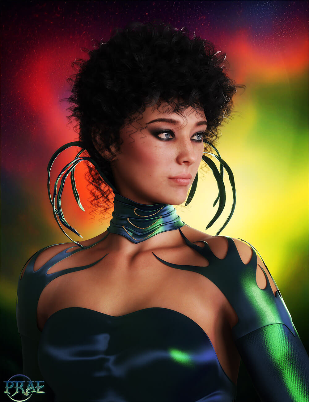 Loretta 3D Render, Digital Art by DarkPathos