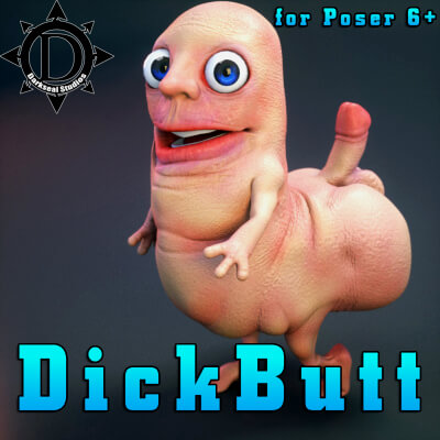 DickButt Figure - Daz Content by Darkseal
