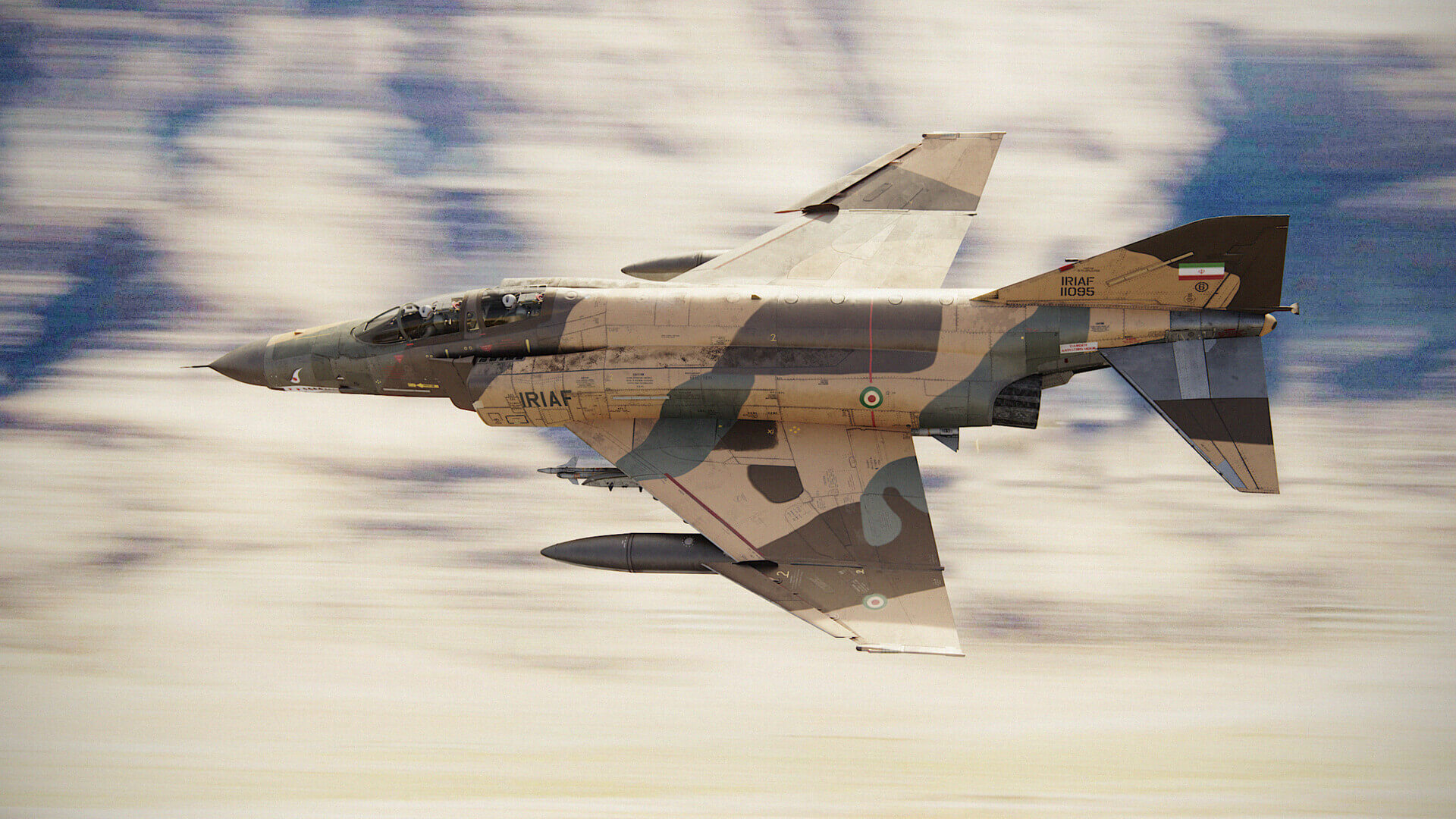 F-4 Phantom 3D Render, Digital Art by darksider64