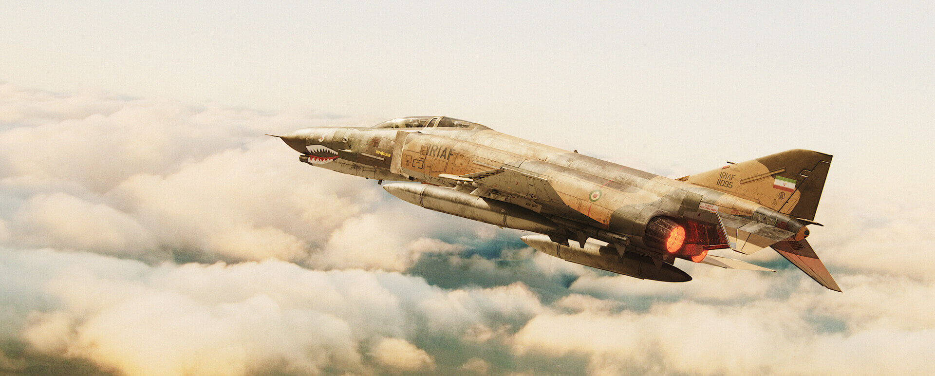 F-4 Phantom 3D Render, Digital Art by darksider64