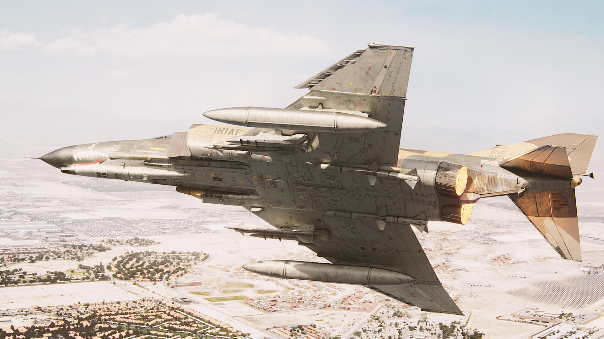 F-4 Phantom 3D Render, Digital Art by darksider64