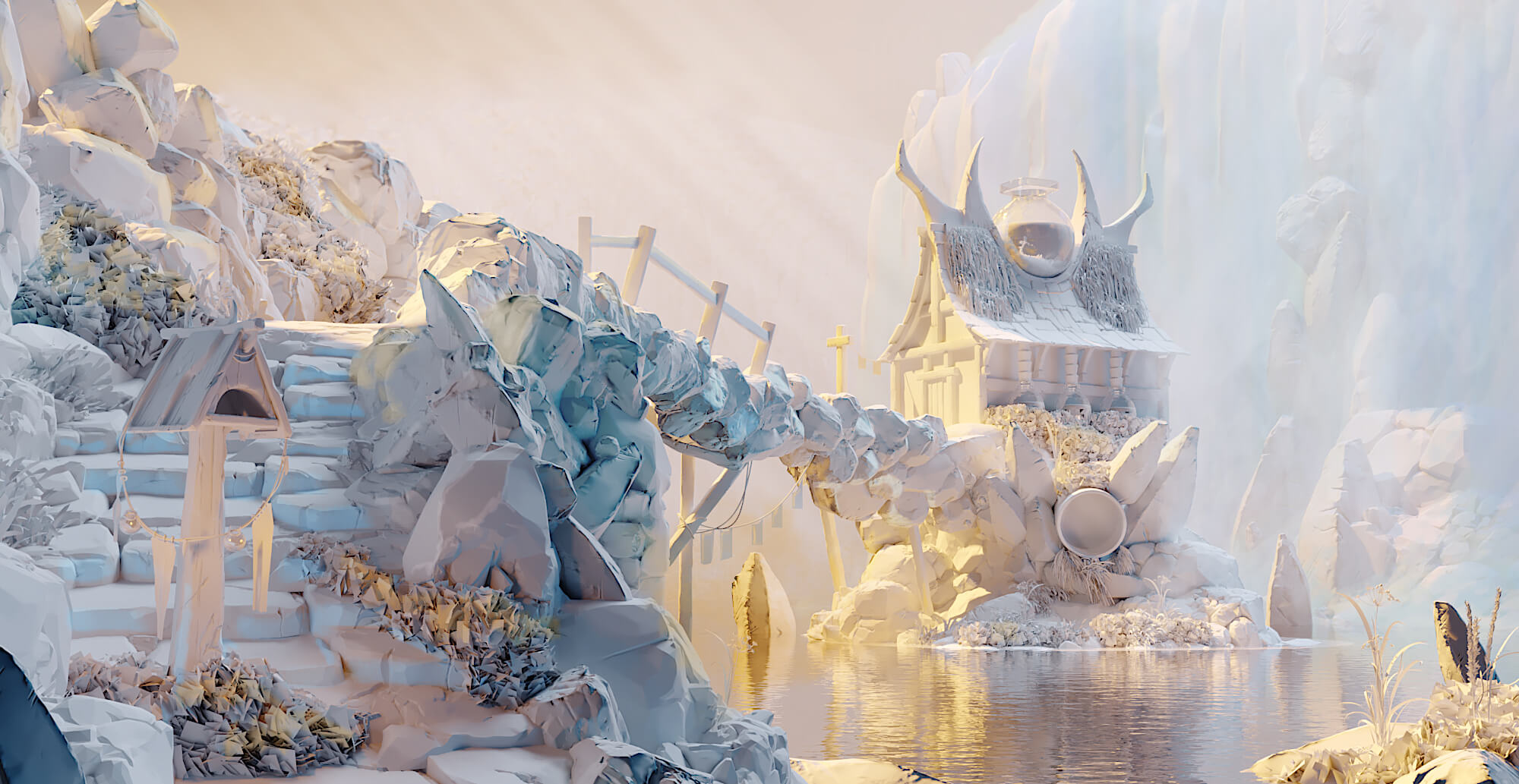 Paradise 3D Render, Digital Art by darksider64