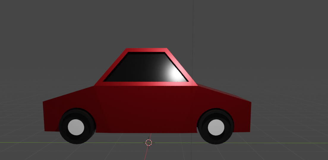 Low Poly Car - 3D Model by Darkwood