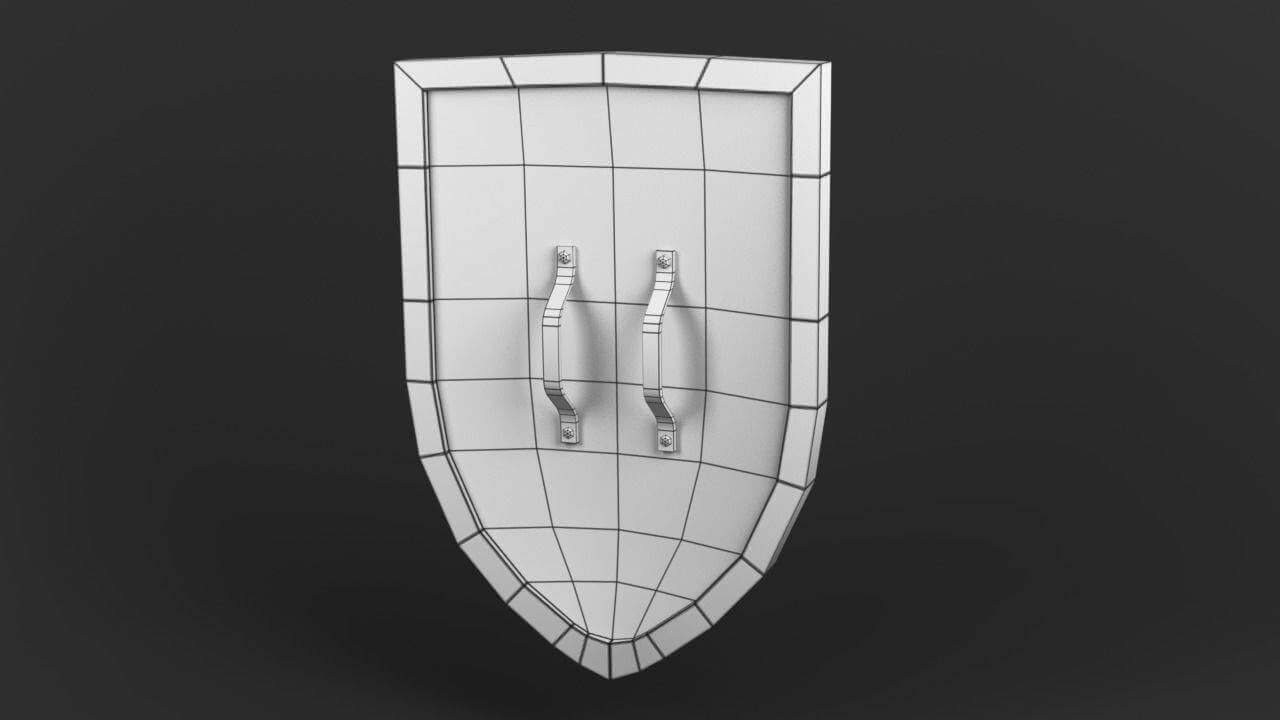 Shield Pack - 3D Model by Daront