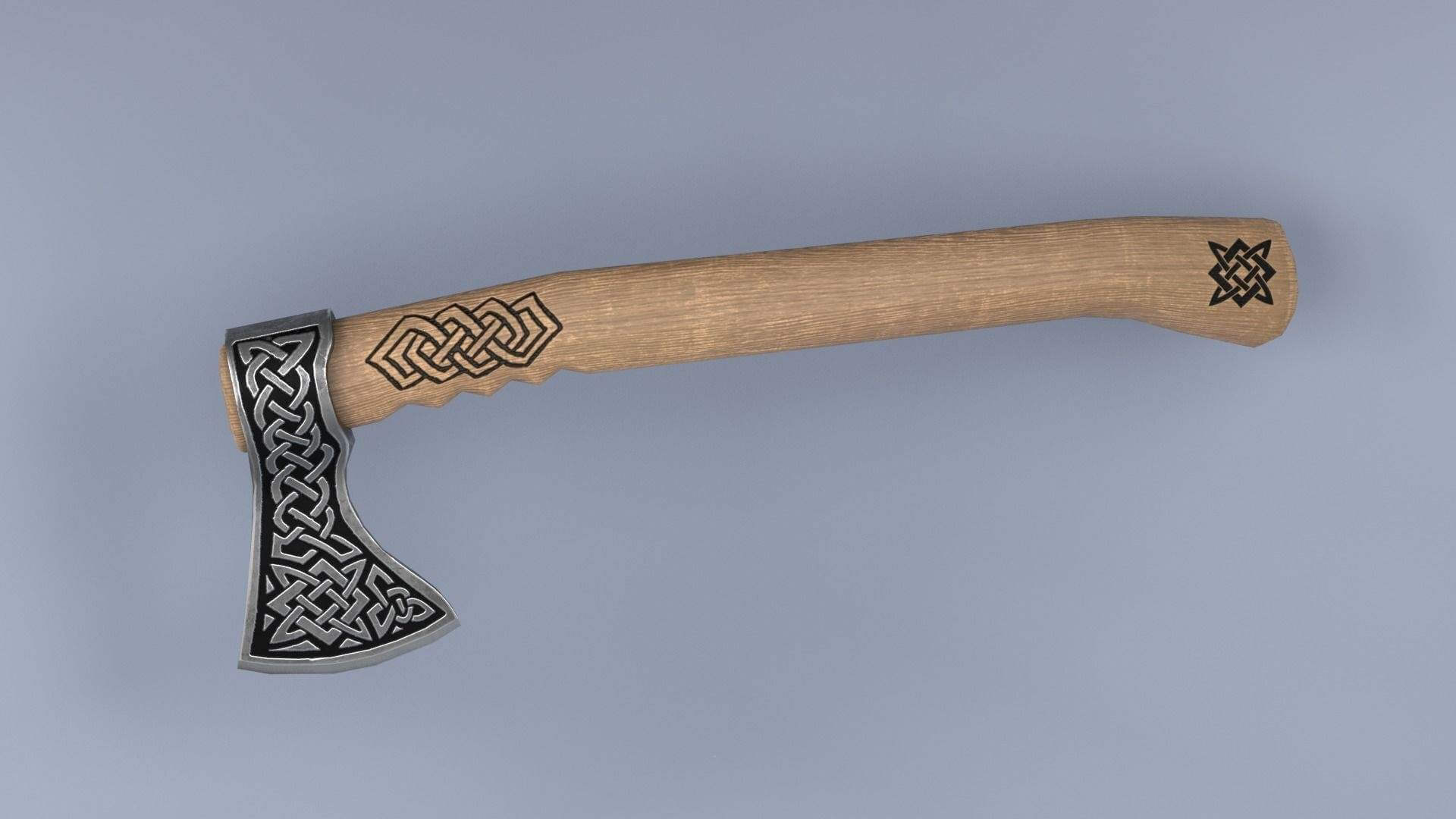 Slavic Axe - 3D Model by Daront