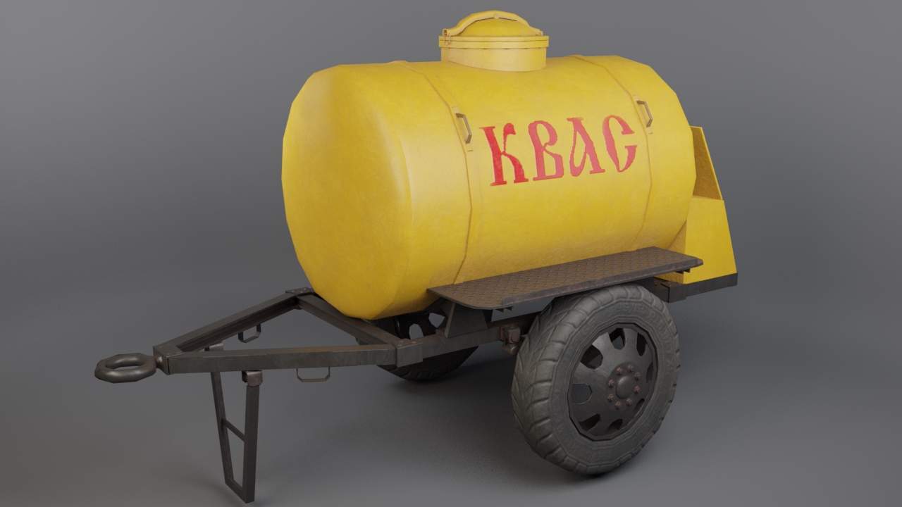 Kvass Trailer - 3D Model by Daront