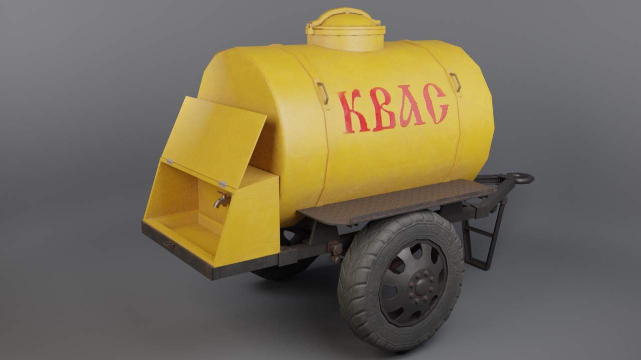 Kvass Trailer - 3D Model by Daront