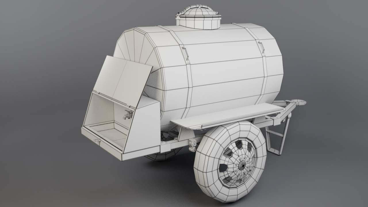 Kvass Trailer - 3D Model by Daront