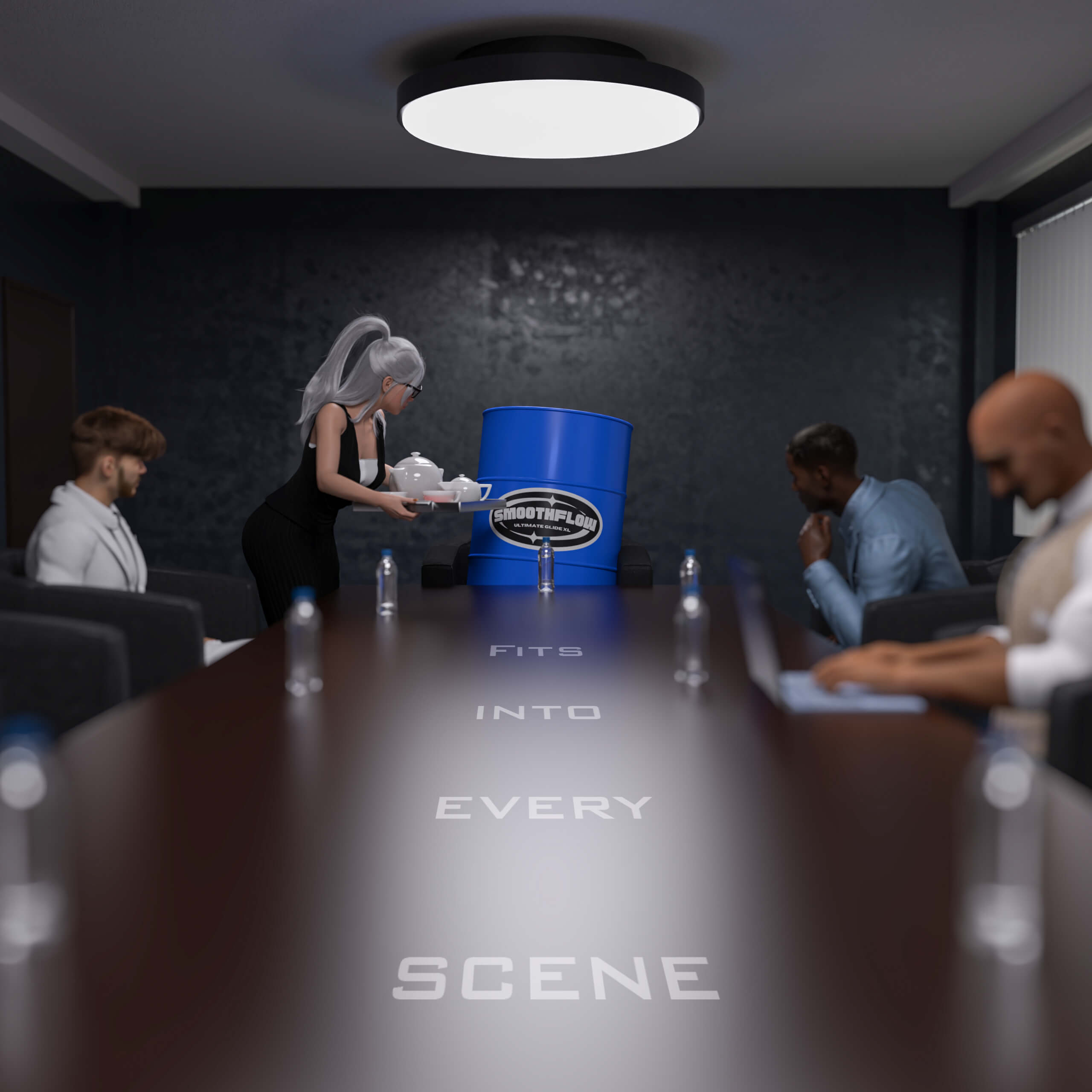 Simple 50-Gallon Lube Barrel Daz Content by DatTakko