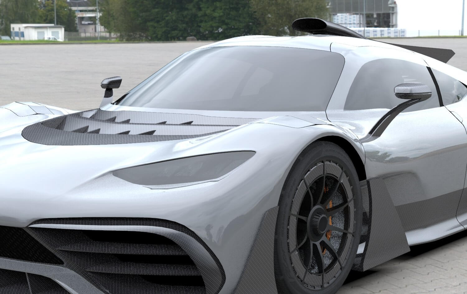 AMG Mercedes Project One - 3D Model by davedesign