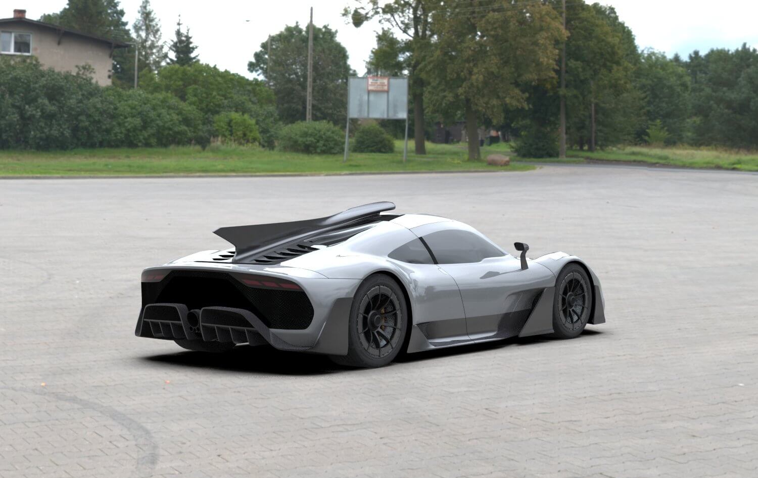 AMG Mercedes Project One - 3D Model by davedesign