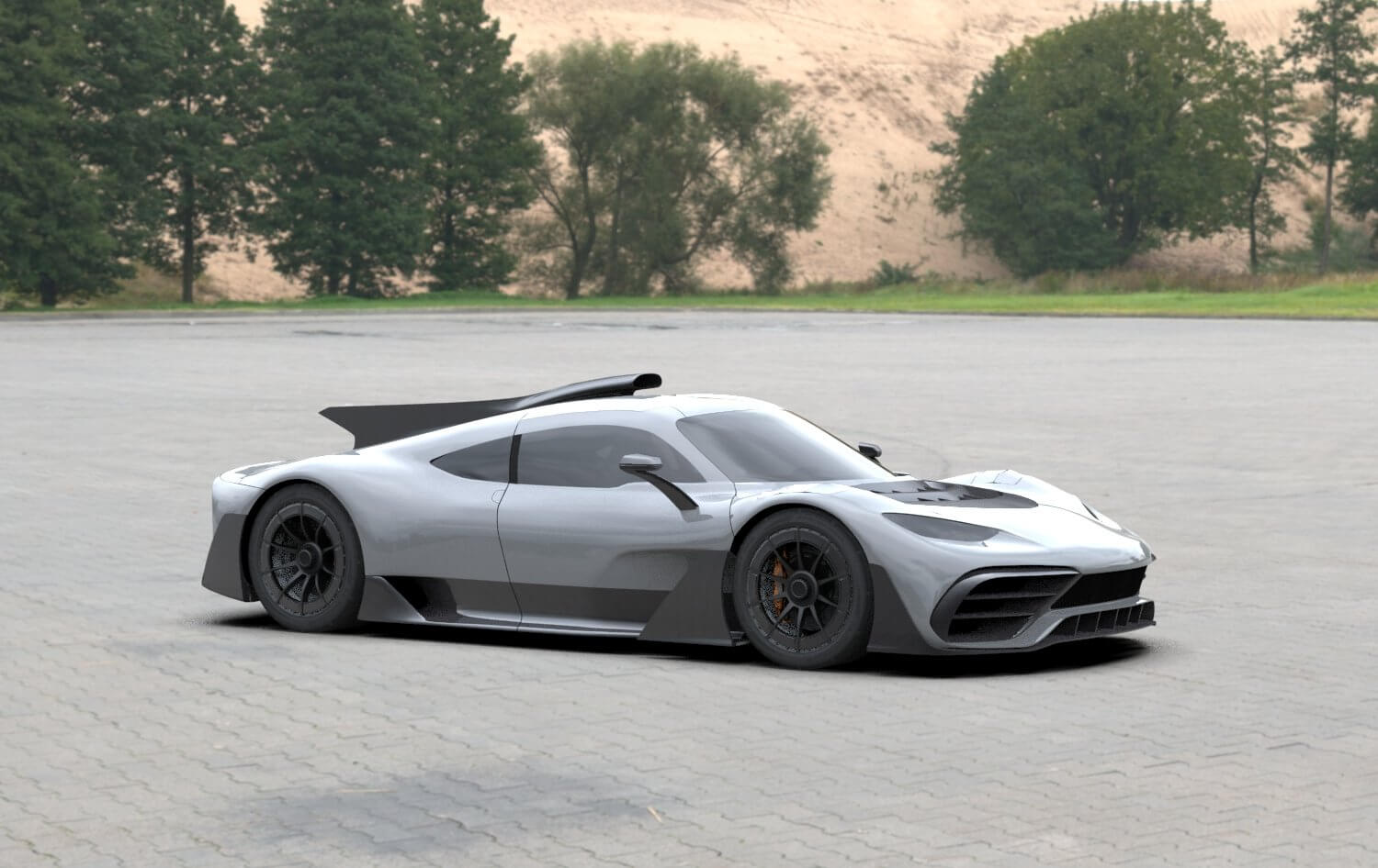 AMG Mercedes Project One - 3D Model by davedesign