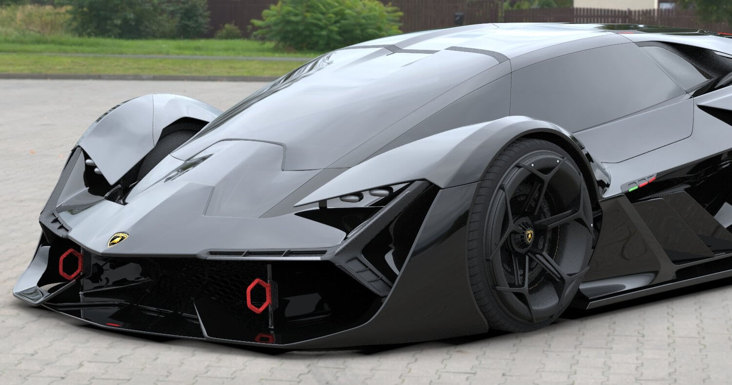 Lamborghini Terzo Millennio - 3D Model by davedesign