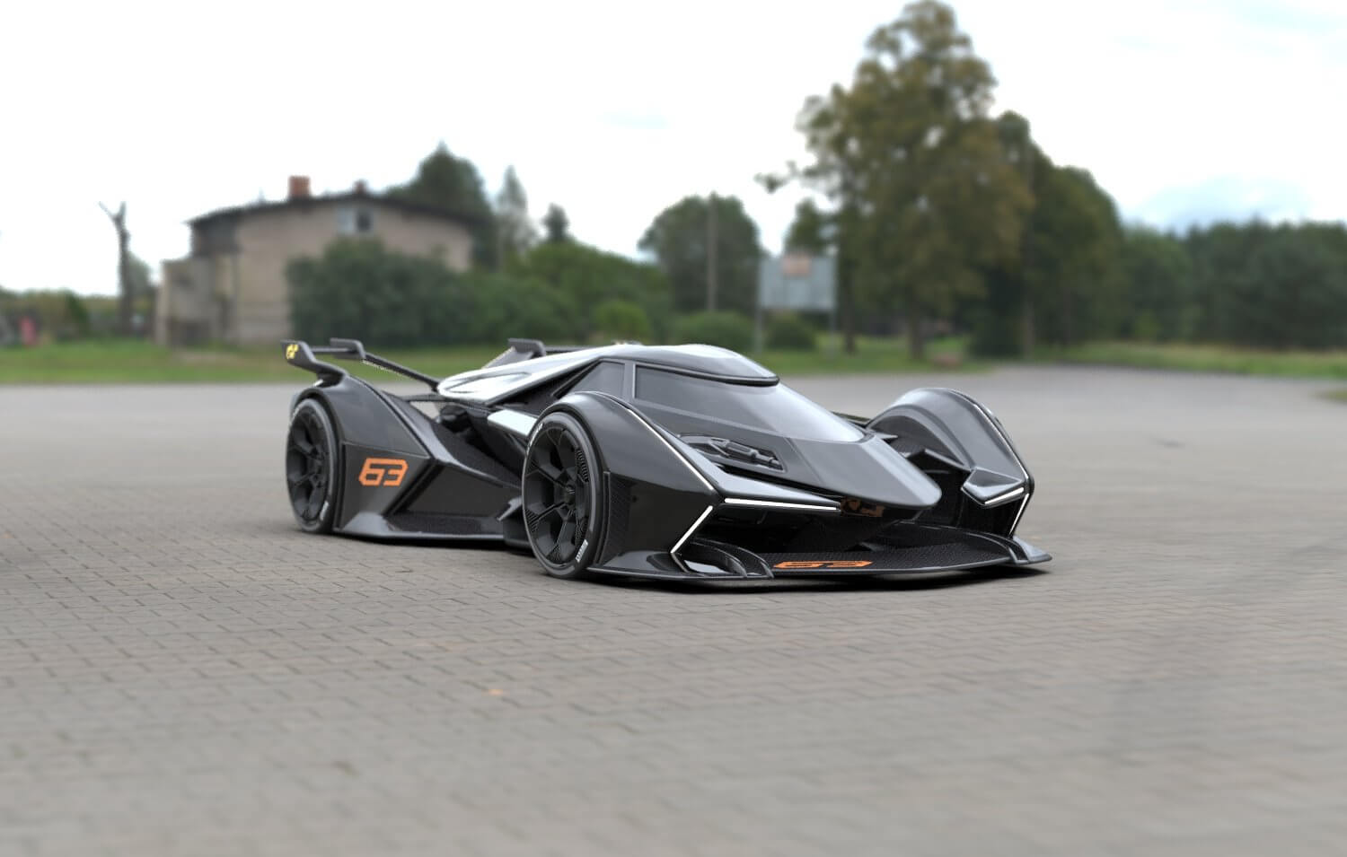 Lamborghini Vision GT VGT Gran Turismo - 3D Model by davedesign