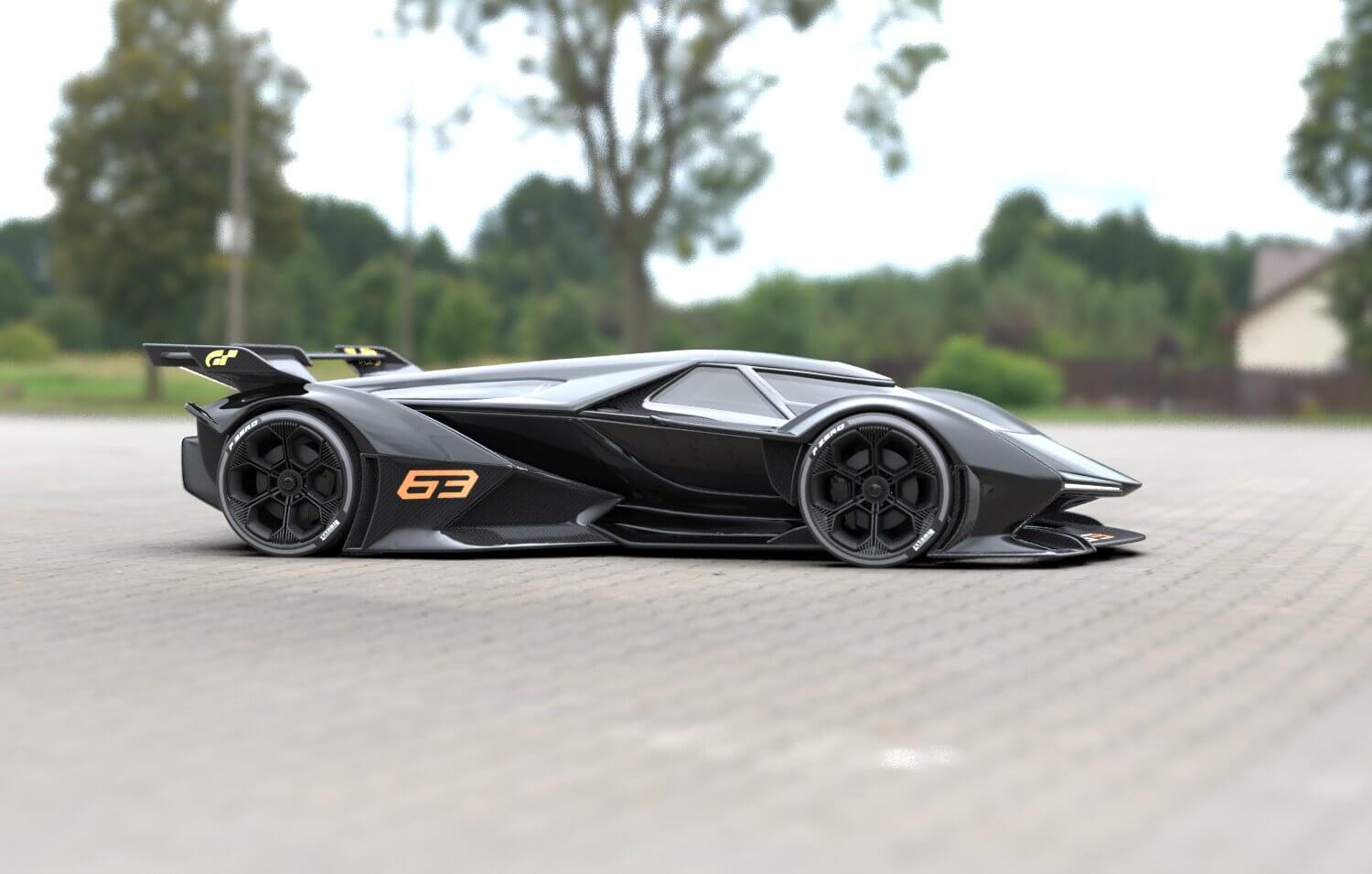 Lamborghini Vision GT VGT Gran Turismo - 3D Model by davedesign