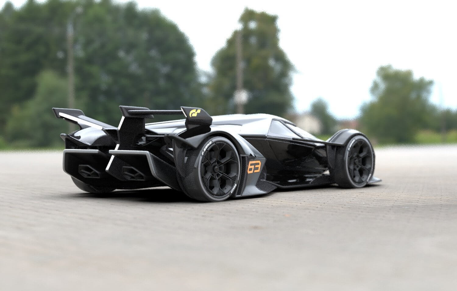 Lamborghini Vision GT VGT Gran Turismo - 3D Model by davedesign