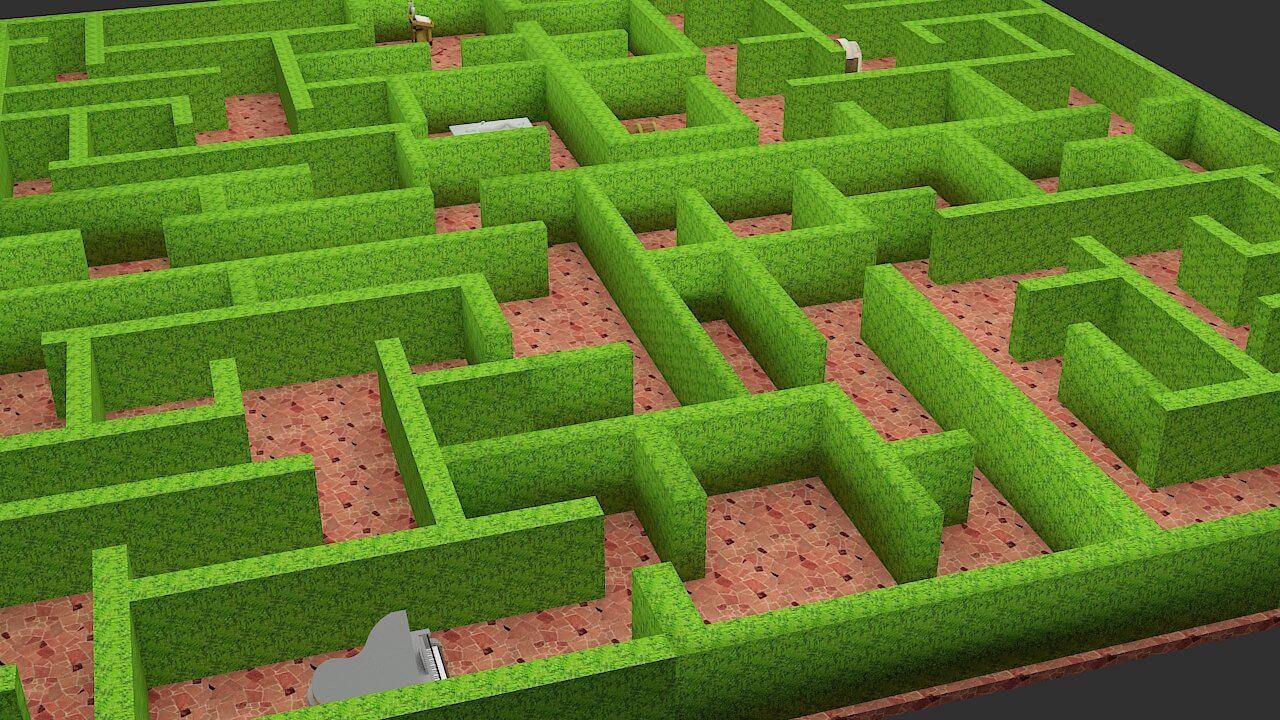 The Maze - 3D Model by davedtaylor