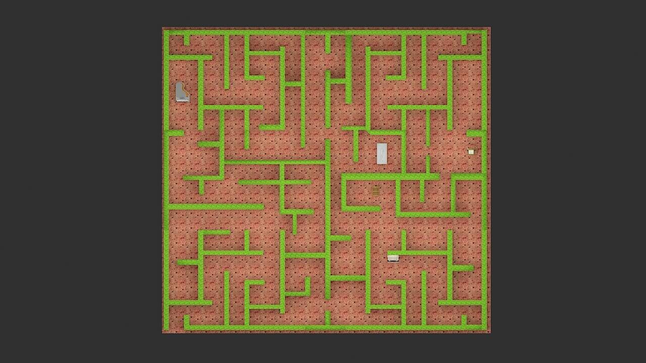 The Maze - 3D Model by davedtaylor