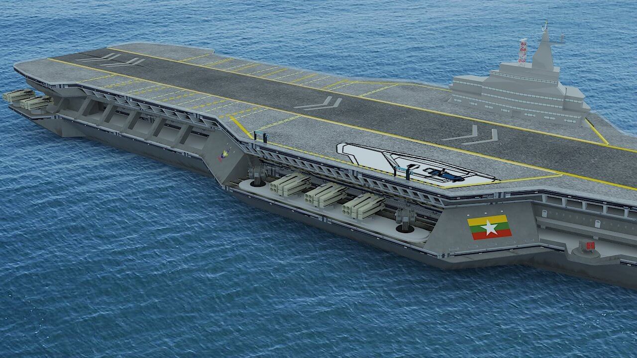 Aircraft Carrier - 3D Model by davedtaylor