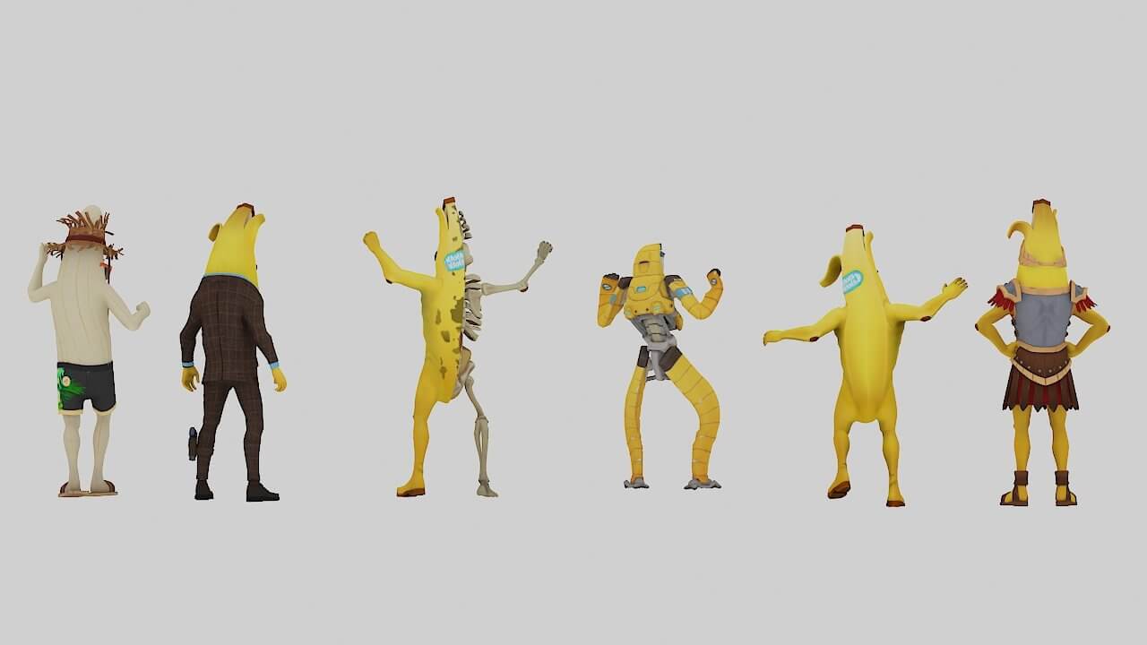 All Peely Skins - 3D Model by davedtaylor