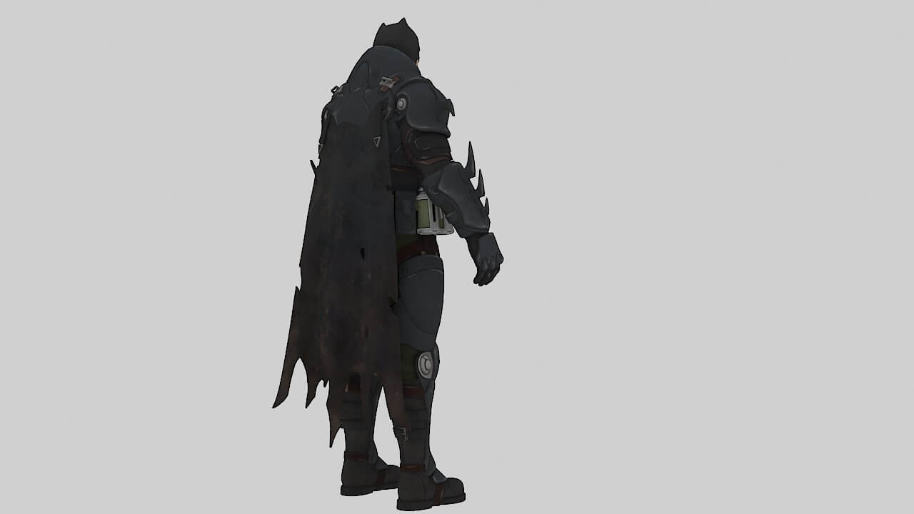 Armored Batman Zero - 3D Model by davedtaylor
