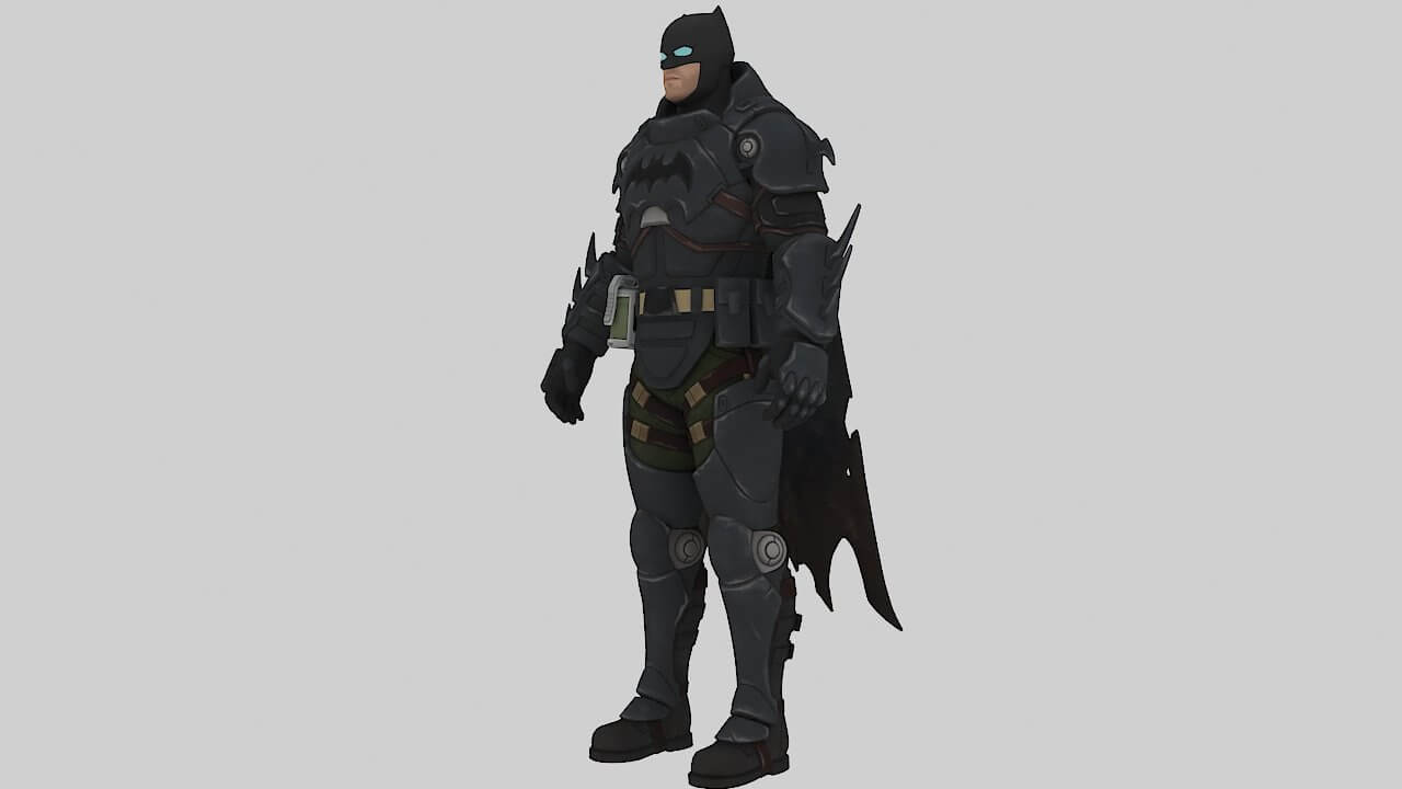 Armored Batman Zero - 3D Model by davedtaylor