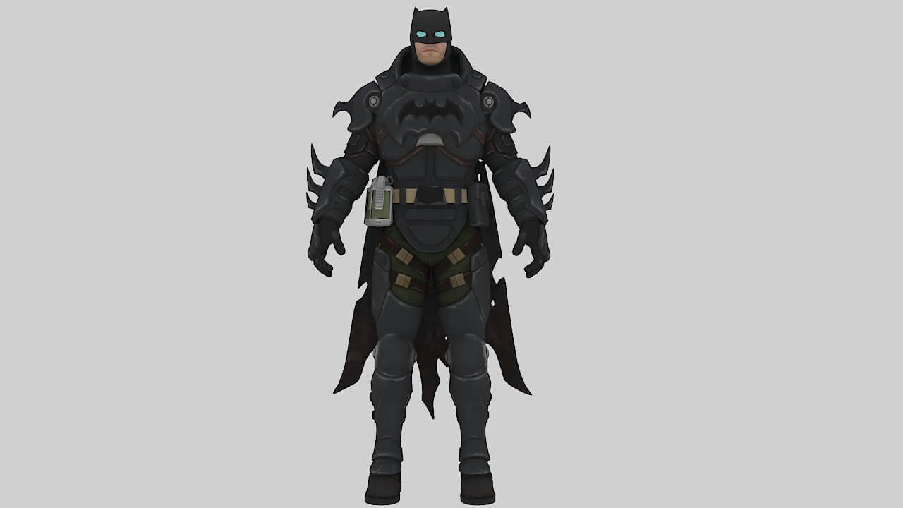 Armored Batman Zero - 3D Model by davedtaylor