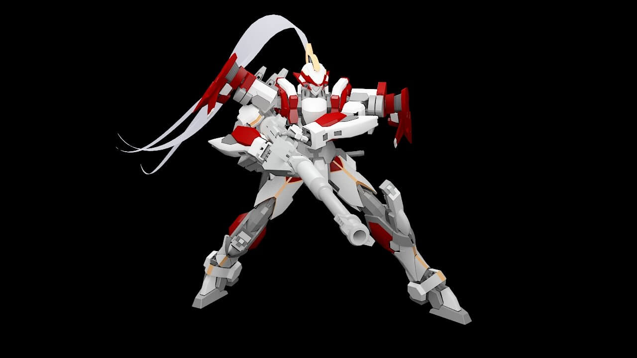 ARX-8 Laevatein 3D Model by davedtaylor