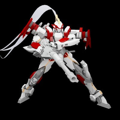 ARX-8 Laevatein 3D Model by davedtaylor