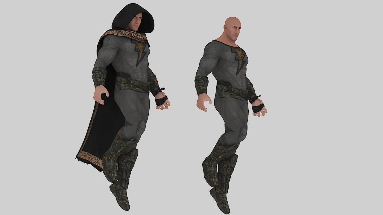 Black Adam - 3D Model by davedtaylor