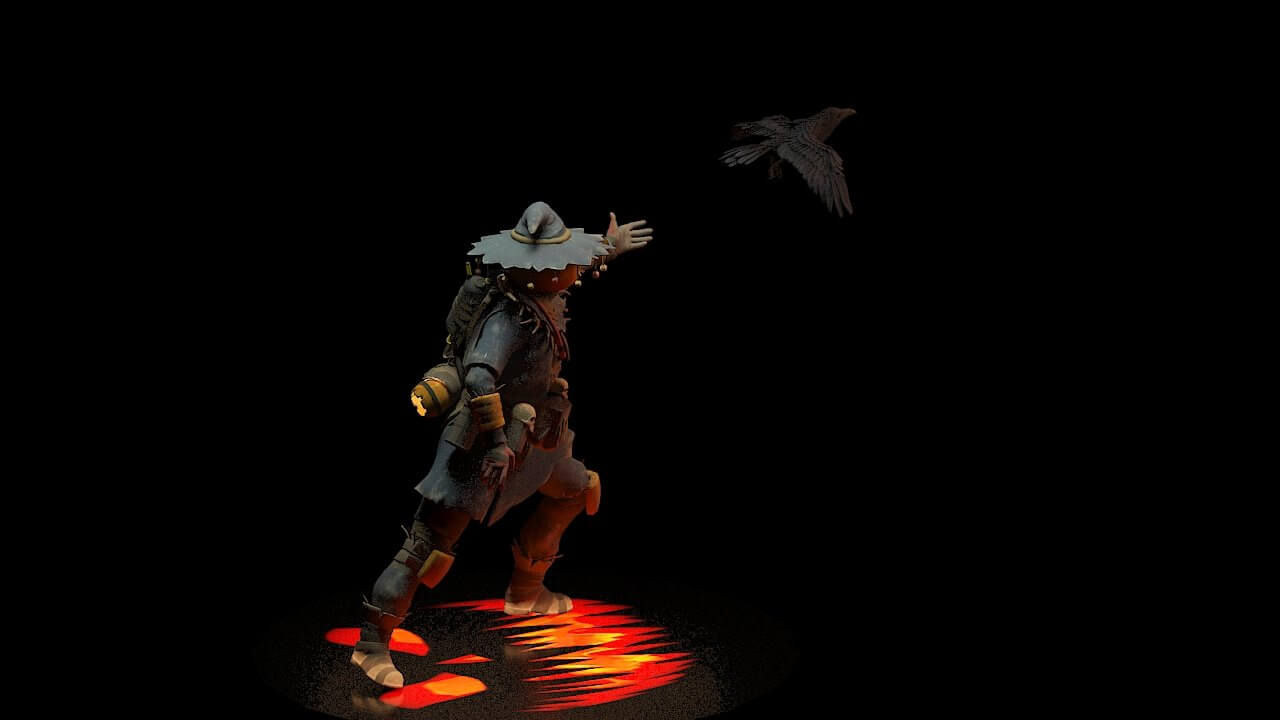 Bloodhound Halloween from Apex - 3D Model by davedtaylor