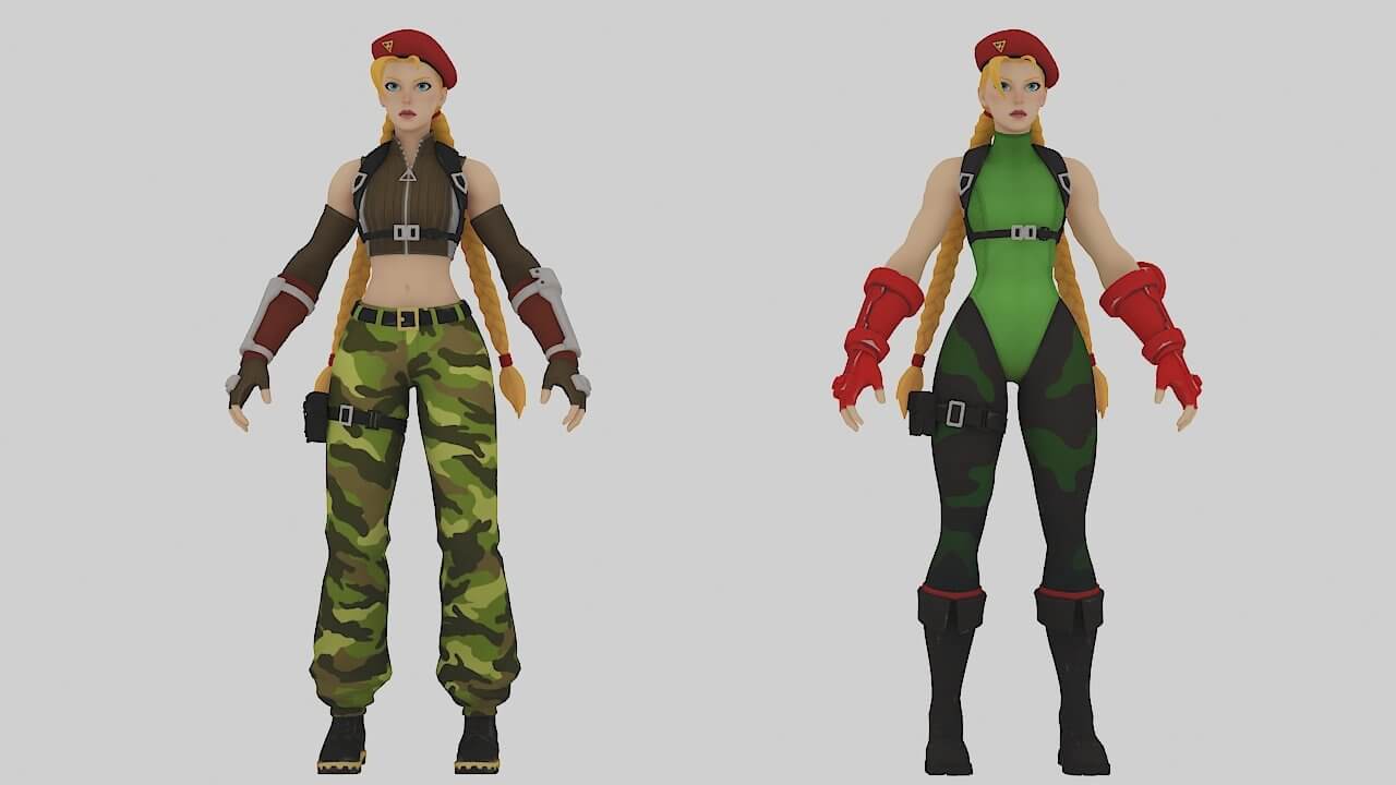 Cammy - 3D Model by davedtaylor