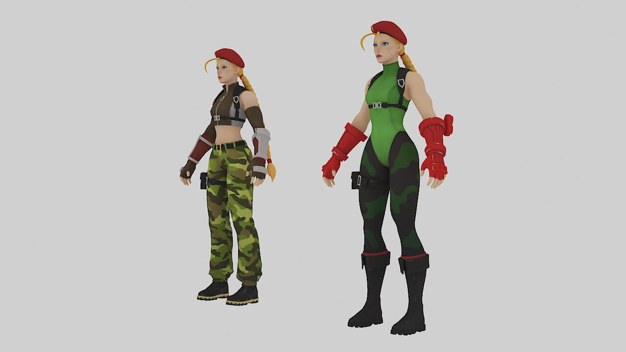 Cammy - 3D Model by davedtaylor