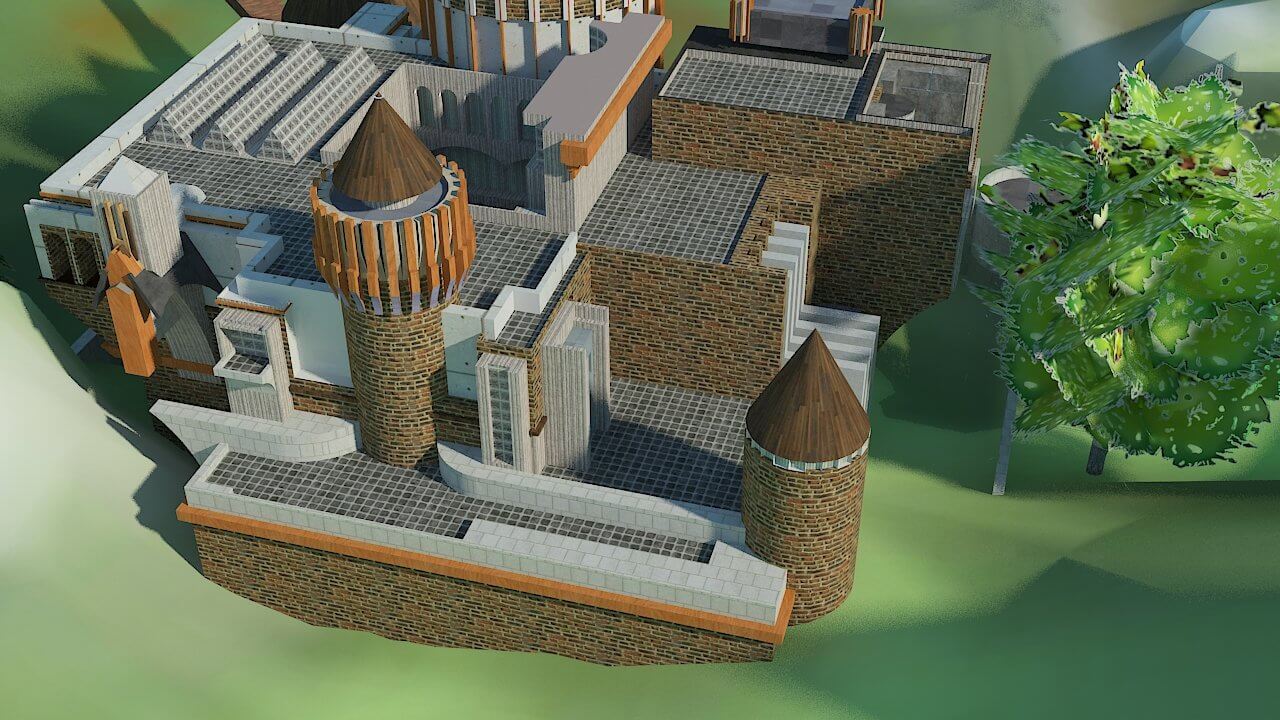 Castle - 3D Model by davedtaylor