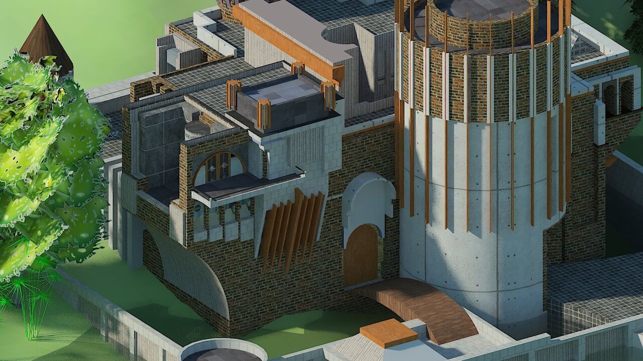 Castle - 3D Model by davedtaylor