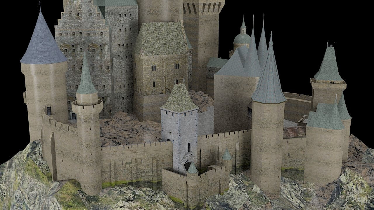 Castle - 3D Model by davedtaylor