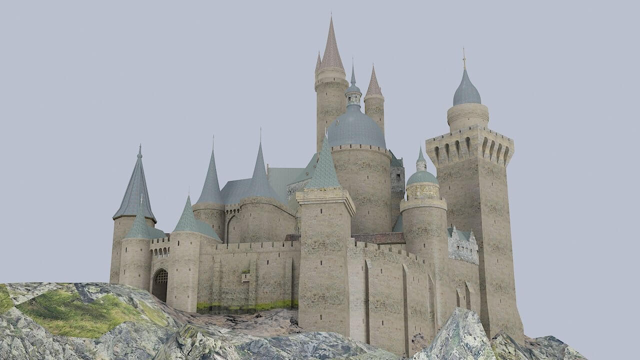 Castle - 3D Model by davedtaylor