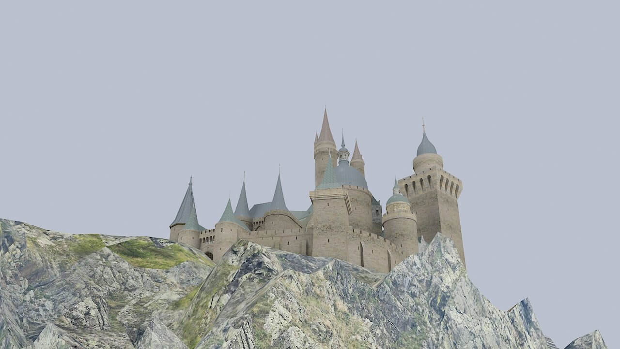 Castle - 3D Model by davedtaylor