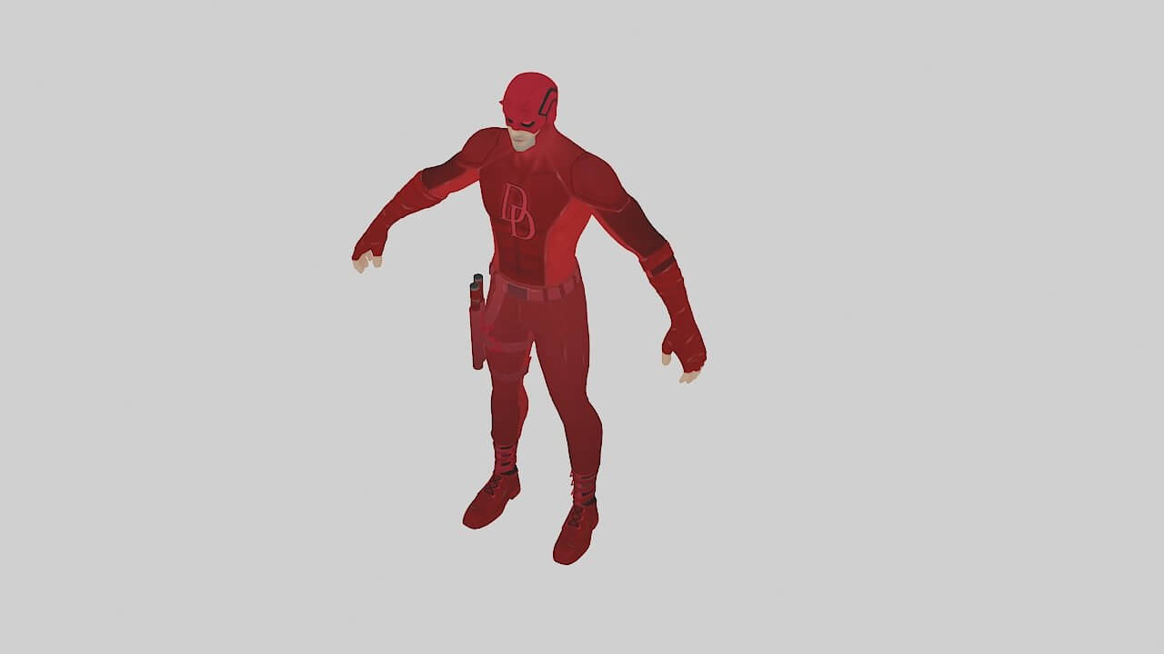 Daredevil - 3D Model by davedtaylor