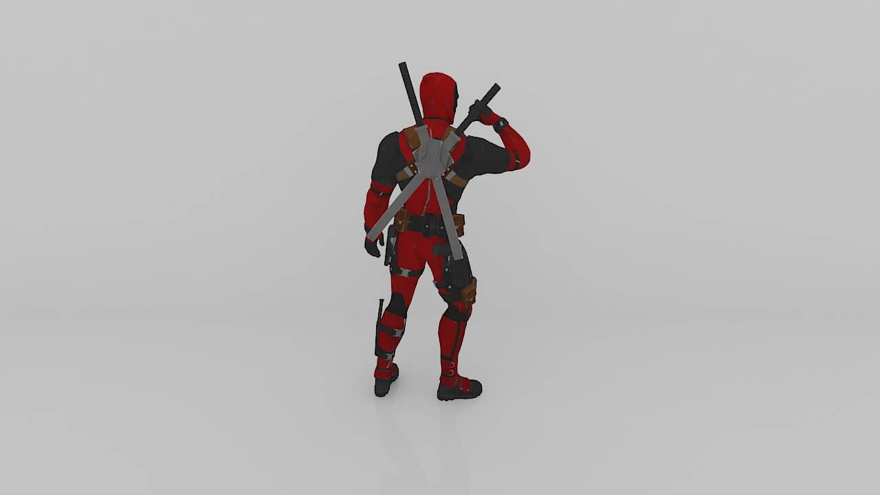 Deadpool - 3D Model by davedtaylor